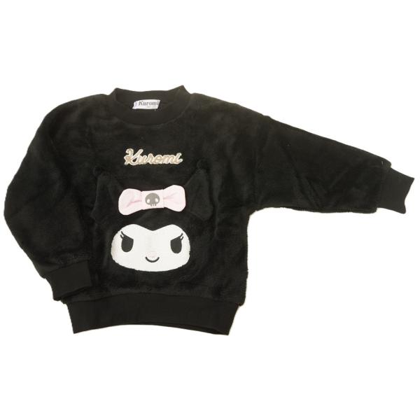 ★サンリオキャラのトレーナー★ボアフリース使用のふわふわ素材★90cmと95cmは着脱し易い肩スナップ付き★参考サイズ・90サイズ/体重13kg・95サイズ/体重14kg・100サイズ/体重16kg・110サイズ/胸囲53〜59cm・120...