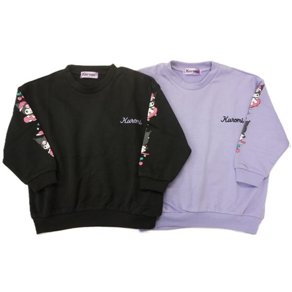 ★サンリオキャラのトレーナー★薄手の裏毛素材トレーナーなのでアウターや　インナーで調節して秋冬春とロングシーズン　幅広く着用頂けます★参考サイズ・100サイズ/胸囲49〜55cm・110サイズ/胸囲53〜59cm・120サイズ/胸囲57〜6...