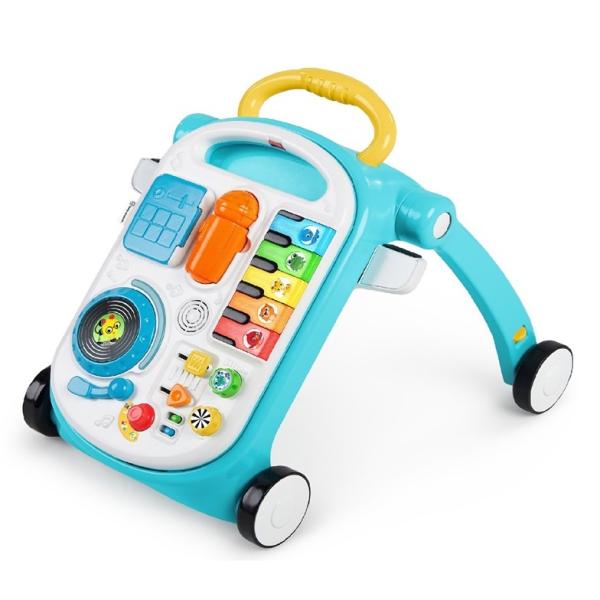 ★DJブースや鍵盤、マイクなど音楽を楽しむ仕掛けがいっぱい！★100種類以上のサウンド、音楽を搭載しています。★英語・フランス語・スペイン語・ドイツ語モードで切替可能。★成長に合わせて４通りの遊び方ができます。　・音楽テーブル/テーブルにお...