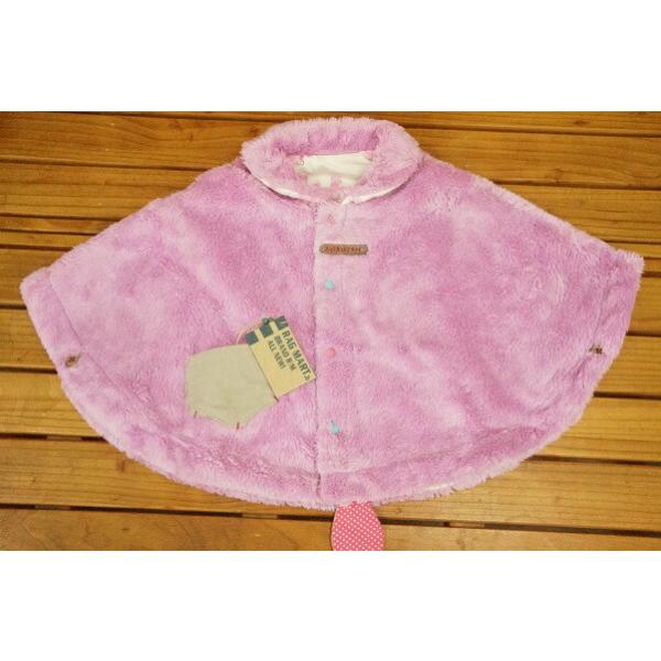 ♪RAG MART.ｂキッズブランド ♪★可愛いリバーシブルマント！　しろくまorファーお好きなデザインで※ファーの部分はパープルに近いお色です★お風呂上りや、車から建物への移動など　さっと羽織れて便利なマント。★材質　ファー部分：ポリエス...