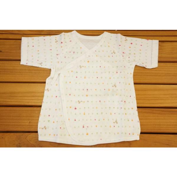 ★あったか素材　エアーニット短肌着★日本製/MADE IN JAPAN【60サイズ】身長60cm　体重6Kg【素材】エアニット　綿100％薄手の2枚の素材をつないだような中に空気層を持った素材なのでとてもやわらかいのにとてもあったかな秋冬一...