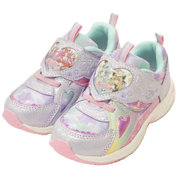★プリキュアの子供用シューズ★甲皮の使用材/合成皮革・合成繊維　底材の種類/合成底★発売元/株式会社コマリヨーめいたんていぷりきゅあたんぷり たんプリ 探プリ