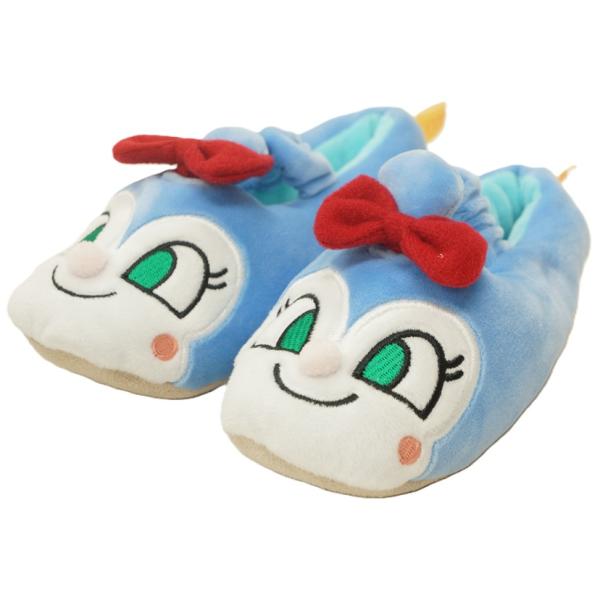 ★コキンちゃんのとってもかわいい、　もちもちルームシューズ★もちっとしたやわらかな生地で、　お子様の足を包みます★底面にパタパタ音の軽減に配慮した、　ポリエステルスエード生地を使用★主素材/ポリエステル★適応サイズ/14〜16cm程度★発売...