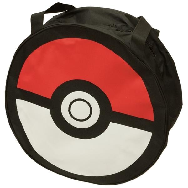 ★大きなモンスターボールのバッグ★製品サイズ(約)/直径45cm×厚み17cm★素材/ポリエステル★洗濯不可です　汚れた場合には固く絞った布でふき取ってください★中国製★発売元/株式会社マルヨシ※プリント部分に色ムラや黒い点が見受けられます...