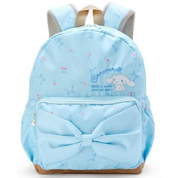 ★遠足や旅行などお出掛けに便利なリュックサック♪★サンリオリュックMサイズ★女の子らしく可愛いリュックです★胸元ストッパー付きで肩紐ズレ防止★内側におなまえスペース付き★ベルトに反射素材付き★メッシュ素材の背面クッション、　肩ひもクッション...