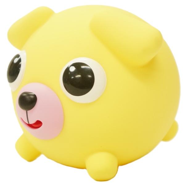 ★おしゃべり動物ボール★非常に柔らかい素材でできていて、　小さなお子様でも簡単に遊べます。★ボールを押すとほげ〜とか、　意味不明な言葉を発します。★電池不用★大きさ/直径約11cm★対象/1歳半頃〜★発売元/株式会社サンスマイル※動画には他...