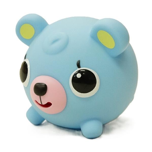 ★おしゃべり動物ボール★非常に柔らかい素材でできていて、　小さなお子様でも簡単に遊べます。★ボールを押すとほげ〜とか、　意味不明な言葉を発します。★電池不用★大きさ/直径約11cm★対象/1歳半頃〜★発売元/株式会社サンスマイル