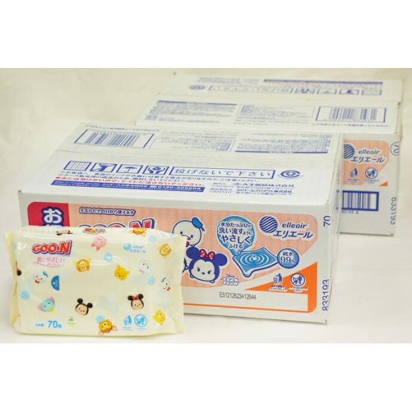 ★本商品は詰め替え用のケース販売品です。★エリエールでおなじみ大王製紙の　グ〜ン（GOON）おしりふき★純水99%おしりふき★水分たっぷりで洗い流すようにさっぱり！★衛生的で赤ちゃんの　手や体拭きにもお使い頂けます。★1枚当たりのサイズ/1...