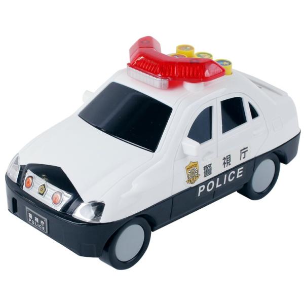 ★サイレンならして緊急出動！！　おしゃべりシリーズのパトカーです！　メロディが流れライトが光ります　ボタンは５種類　おしゃべり３種・サイレン・かえるのうた　ちょうちょう・キラキラ星★単3乾電池2本使用（別売り）★製品サイズ(縦約9cm横約1...