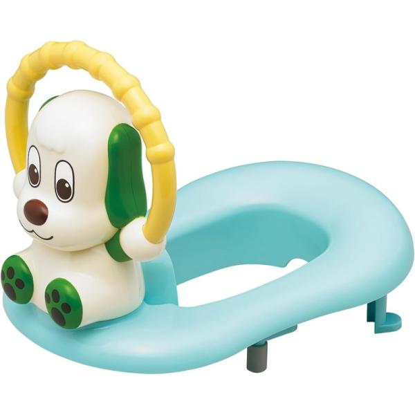 ★トイレトレーニングを1年中サポートします★成長に合わせて2stepの使い方　Step1/補助便座ハンドルあり（1歳6カ月頃〜）　Step2/補助便座ハンドルなし(2歳頃〜)★ワンワンのハンドルは取り外しができます。　組み立て及び取り外しに...