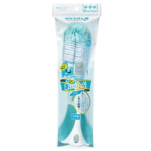 ★ガラス製哺乳びんに適した洗浄ブラシです★くるくる回して洗える回転式ハンドル★ガラスびん用の哺乳びん洗い。　哺乳びんを傷つけず底までしっかり洗える。　立てて乾燥できるので衛生的。★ほ乳瓶を傷つけず、底までしっかり洗える。★立ててもOK、フッ...