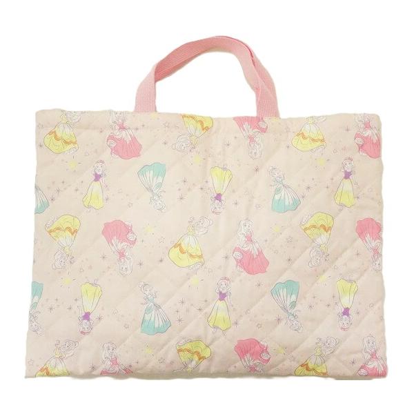 ★お稽古や通園・通学などのサブバッグに、　可愛いキルティングバッグ。★内側にポケットとお名前タグ付き★素材/ポリエステル★サイズ/約41cm×29cm★中国製★発売元/アートウェルド株式会社