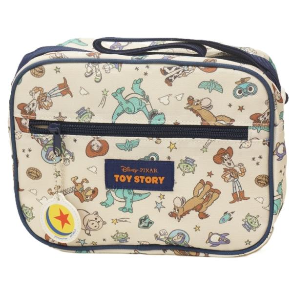 ★キャラクター通園ショルダーバッグ★小物が出し入れしやすい、　ファスナー開閉アウトポケット★内部にお弁当箱などを固定できるベルト付き　名前や電話番号が書ける小さなポケットも付いています★商品サイズ(約)/23cm×約18cm×10cm★材質...