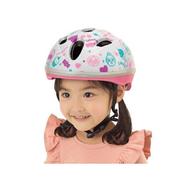 ★お子様の頭囲に合わせて簡単にサイズ調節が　可能です。★ワンタッチで簡単に着脱が可能です。★お子様の成長や頭に合わせて　ヘルメット内側のダイヤルで　サイズ調節が出来ます。★360°リフレクター付き★頭囲/44〜50cm★対象年齢/1歳〜5歳...