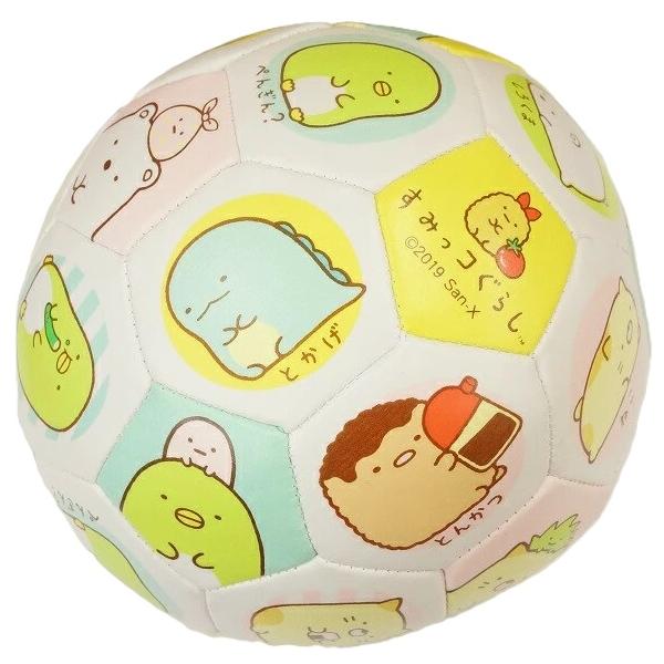 ★ふわふわ♪やわらかボールです。★サイズ/直径約14cm★対象年齢/1.5歳以上★材質/外側・・PVC、中綿・・ポリエステル★中国製★販売元/株式会社尾上萬※中綿の入り具合によって歪んで見える事があります　気になる場合には形を整えて使用して...