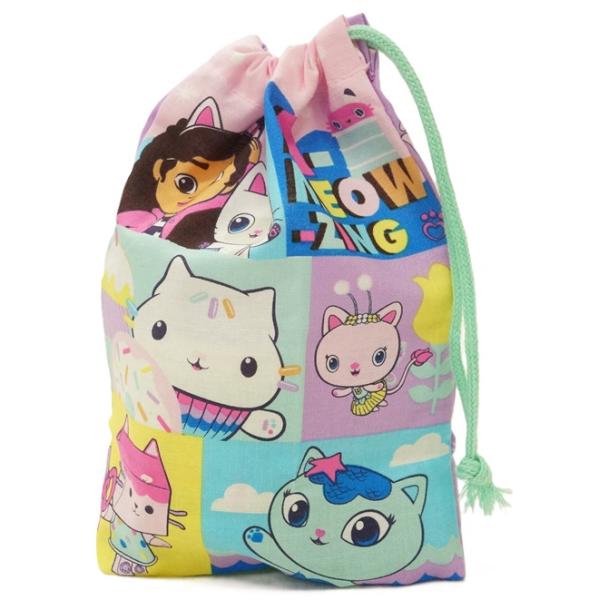 ★片手コップ、ハブラシが　一緒に入る巾着のサイズです★素材/綿１００％★製品サイズ/約205mm×約148mm★日本製★製造元/スケーター株式会社