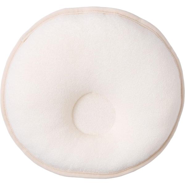 ★西川のベビー用ドーナツまくら★側生地にはオーガニックコットン使用★お医者さんも推薦、　頭をやさしく支えるドーナツ枕★家庭で丸洗いできます★商品サイズ(約)/26cm×26cm×高さ4cm★4カ月〜1歳頃の赤ちゃんに最適です★組成・側生地　...