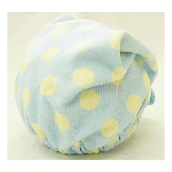 ★ぬれた髪をすっぽり包み、水分を素早く吸収。★お風呂上りやプールの後にとっても便利です。★吸水速乾＆制菌加工★素材/本体・・ポリエステル100％、　梵天部分・・ポリエステル100％★サイズ/幅約20×たて約45cm★中国製★発売元/丸眞株式...