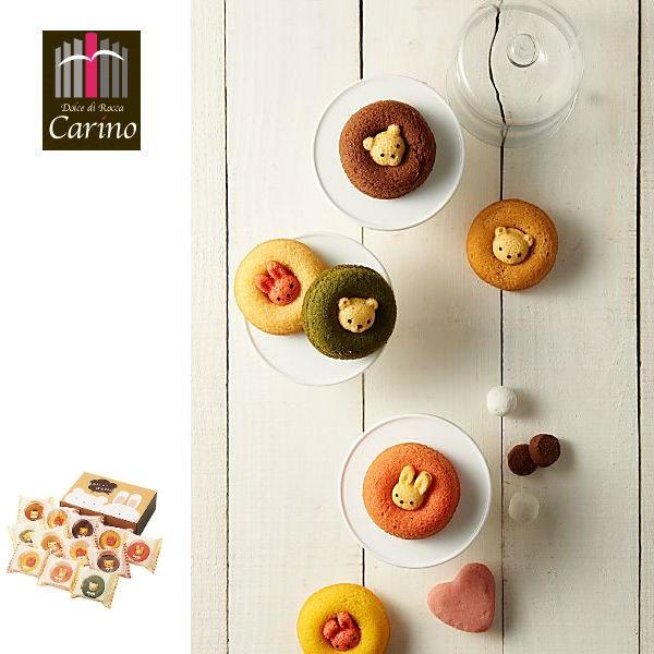 ●カリーノ・アニマルドーナツ（うさぎイチゴ・うさぎプレーン・うさぎバナナ・くまココア・くま抹茶・くまキャラメル）×各2●箱21.0×30.2×8.5cm（日本製）●賞味期限／60日（製造日より）※(H)おまかせ包装は当社指定の包装紙にてお包...
