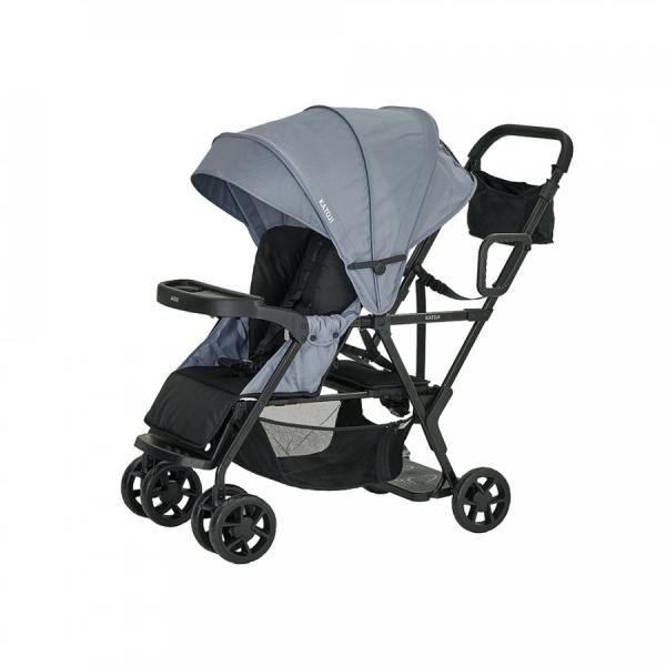 ●メーカー:カトージ Katoji●対象月齢：前席/生後4ヶ月〜体重20kgまで 後席/2歳半(生後30ヶ月)〜体重20kgまで●本体重量 約10.1kg●サイズ■幅54×奥行き112(最大116)×高さ107cm■ 折畳み：幅55×厚み3...