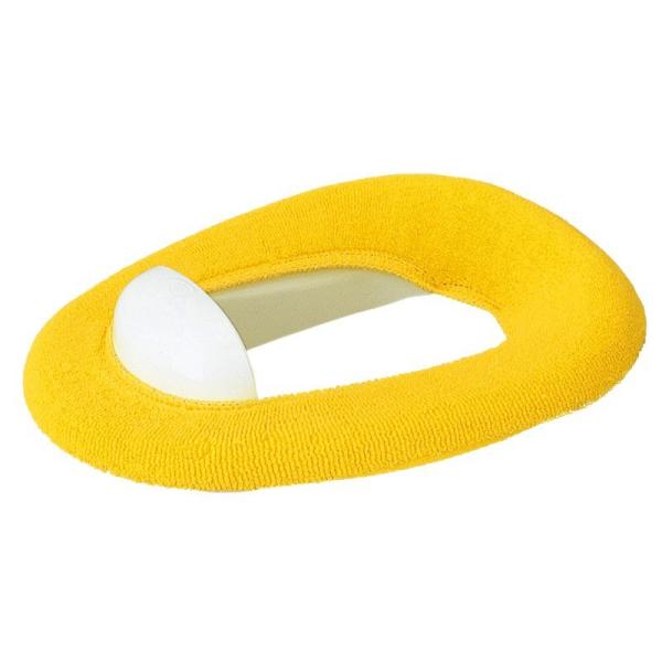 洋式タイプの便座に簡単取り付け。●対象年齢；2才頃〜普通便座・暖房便座・温水便座のほとんどの便座に取り付けられます。●サイズ：26×34.5×10H(cm)