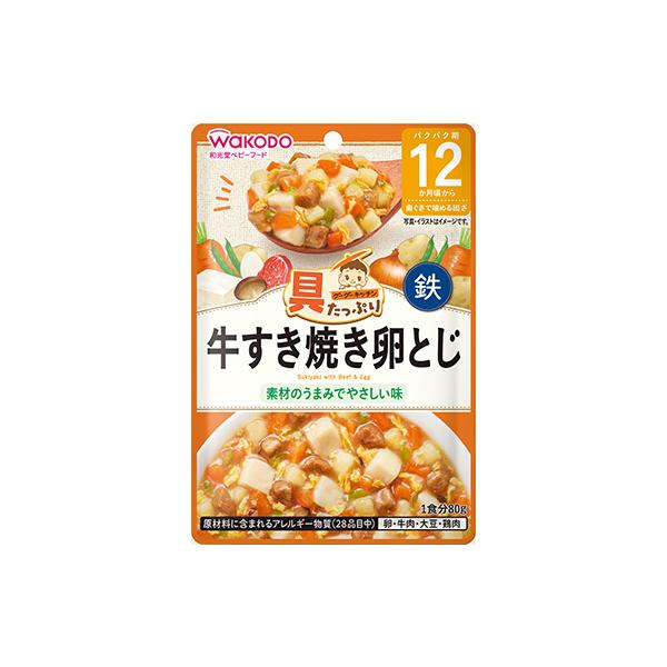 ふんわりやわらかく練った牛肉と卵を、かつお昆布だしで煮込みました。【内容量】 80g【栄養成分表示】1袋80g当たり／エネルギー：27〜64kcal　たんぱく質：0.9〜3.2g　脂質：0.1〜3.1g　炭水化物：5.8g　食塩相当量：0....