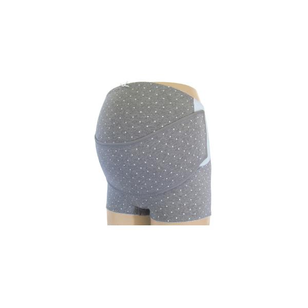 ナチュラルな杢生地のドット柄のアイテムです。伸縮性に優れた綿混ベア天素材で大きく変化するお腹にフィットします。ベルトとガードルの側面に付いているワンタッチテープによって締め加減が調節できます。ベルトにはパワーネットが裏打ちされています。ベル...