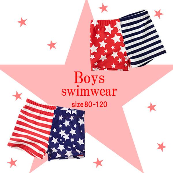 ハーフパンツタイプの水着です。●品質ポリエステル80％・ポリウレタン20％●サイズ展開80cm・90cm・95cm・100cm・110cm・120cm
