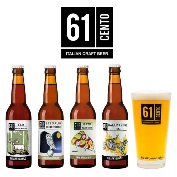 61centoは、イタリア、マルケ州ペーザロで最初のクラフトビール醸造所です。マスターブルワーによる卓越した技術で、高品質で遊び心を感じるビールを常に15種類以上製造しています。 ・TYTO ALBA　1本100％地元原料のビール。リッチな...