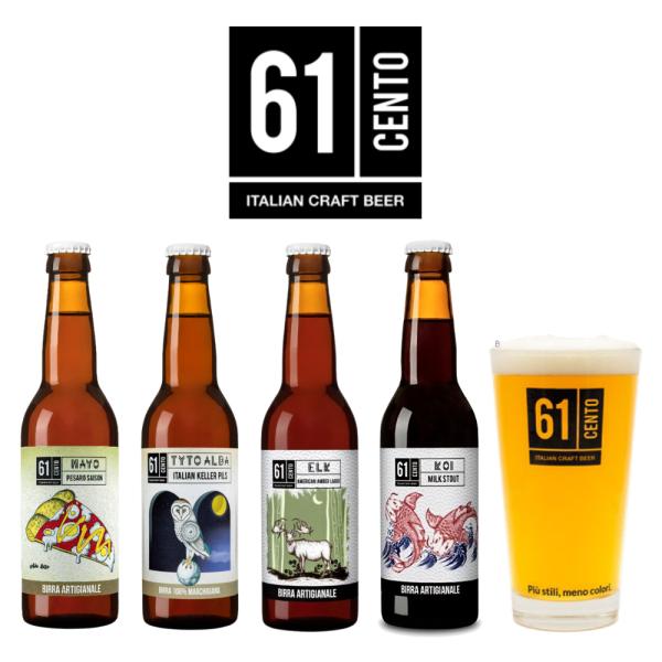 61centoは、イタリア、マルケ州ペーザロで最初のクラフトビール醸造所です。マスターブルワーによる卓越した技術で、高品質で遊び心を感じるビールを常に15種類以上製造しています。 ・TYTO ALBA　1本100％地元原料のビール。リッチな...