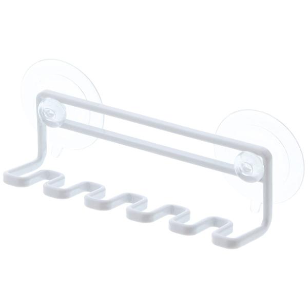 ・ブランド：YAMAZAKI（山崎実業）/日本・ジャンル：歯ブラシホルダー・主な素材：スチール ユニクロメッキ 粉体塗装（本体）/PVC（吸盤）・生産国：中国・サイズ：約W150xD45xH55mm・耐荷重：フック1つあたり約250g・取り...