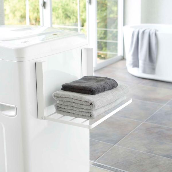 ・ブランド：YAMAZAKI（山崎実業）/日本・ジャンル：収納ラック・主な素材：スチール 粉体塗装、マグネット（本体）/シリコーン（滑り止め）・生産国：中国・サイズ：約W410xD270xH255mm（本体）/約W410xD40xH255m...