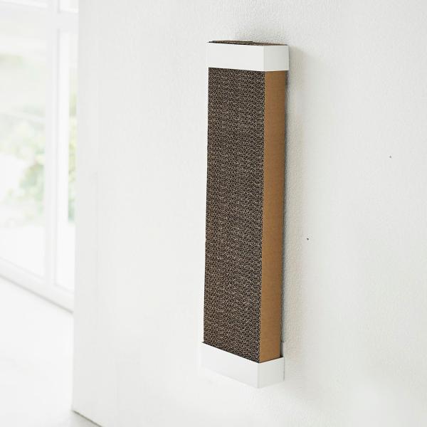 ・ブランド：YAMAZAKI（山崎実業）/日本・ジャンル：猫用爪とぎホルダー・主な素材：スチール 粉体塗装・生産国：中国・サイズ： 約W122xD50xH55mm（上部、下部パーツ）・重量：約250g・耐荷重：約2kg・内容物：本体/石こう...