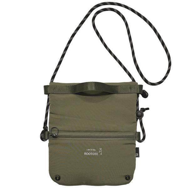 ・ブランド：ROOTOTE（ルートート）/日本・ジャンル：トートバッグ・主な素材：綿/ドットボタン・生産国：インド・サイズ：約W205xH245mm（本体）/約L140mm（持ち手）/約L1400mm（ショルダー最長）・重量：約120g・ポ...