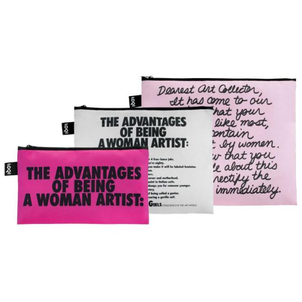 ・ブランド：LOQI（ローキー）/ドイツ・ジャンル：ポーチセット・主な素材：リサイクルポリエステル100%・生産国：中国・サイズ：約W230xH130mm（Mini）/約W270xH200mm（Midi）/約W320xH250mm（Maxi...