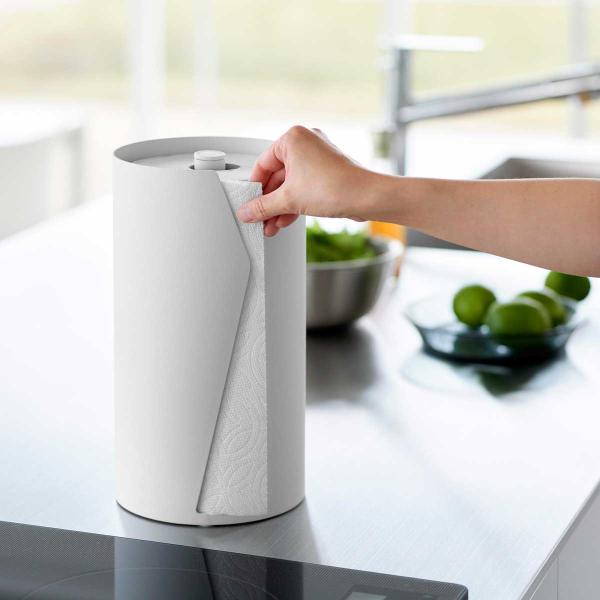 ・ブランド：YAMAZAKI（山崎実業）/日本・ジャンル：キッチンペーパーホルダー・主な素材：スチール 粉体塗装、ポリプロピレン（本体）/シリコーンゴム（マット、滑り止め）・生産国：中国・サイズ：約W160xD160xH302mm・重量：約...