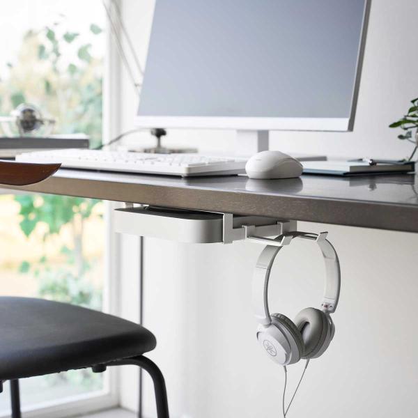 ・ブランド：YAMAZAKI（山崎実業）/日本・ジャンル：PCラック・主な素材：スチール 粉体塗装（本体）/ポリプロピレン、シリコーンゴム（緩衝材）・生産国：中国・サイズ：約W210xD162xH46mm・重量：約400g・耐荷重：2.5k...