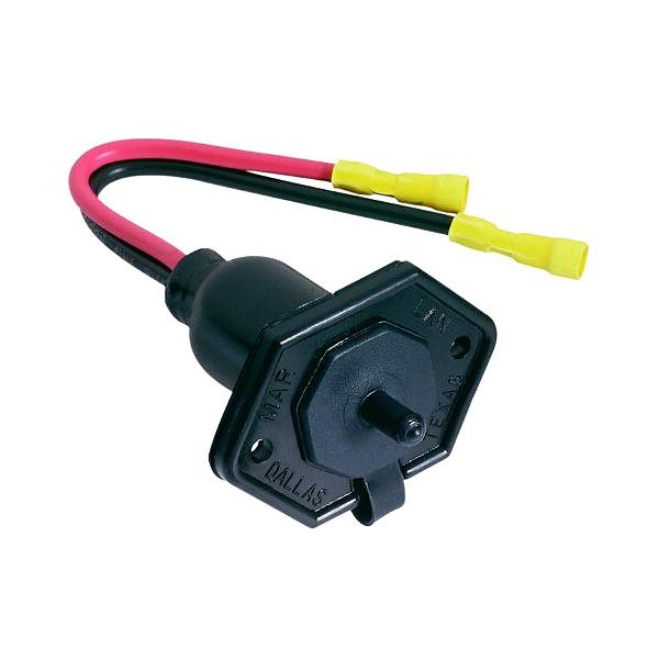 attwood/アトウッド Trolling Motor Connector/トローリングモーター配線コネクター　メス側/3ピン　【14350-3】◆入り数：1本(メス側/エレキ側)　★トローリングモーター用(エレキ用)の電源ソケットです。...