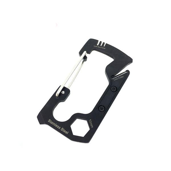 Abu/アブMULTI TOOL CARABINER/マルチツールカラビナ◆サイズ（約）：W.36mmｘＨ.70mm◆重量(約）：24g◆素材：ステンレススチール★六角レンチ、ルアーアイチューナー、ラインカッター、マイナスドライバーなど、1...