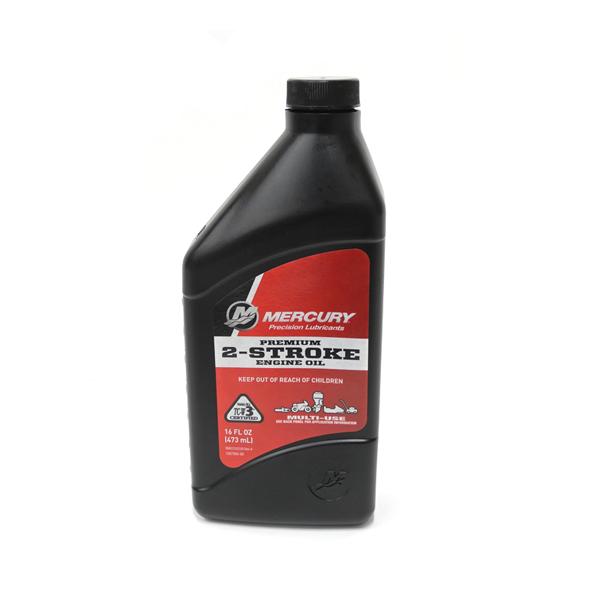 マーキュリー/クイックシルバー　2ストローク船外機オイル/プレミアム　◆容量：473ｍｌ◆２サイクルオイル●MERCURY社純正2サイクル船外機用プレミアムオイルです。TC-W3規格をクリアしたオイルは、マリーンエンジンの過酷にも適合できる...