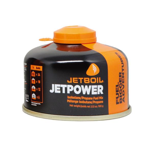 mont-bell/モンベル　JETBOIL/ジェットボイル　ジェットパワー 100G　ガスカートリッジ◆【総重量】194g（NET＝100g）◆【サイズ】?9cm×高さ7cm◆【特徴】 ・ジェットボイル?のカップ内に付属パーツとともに収納...