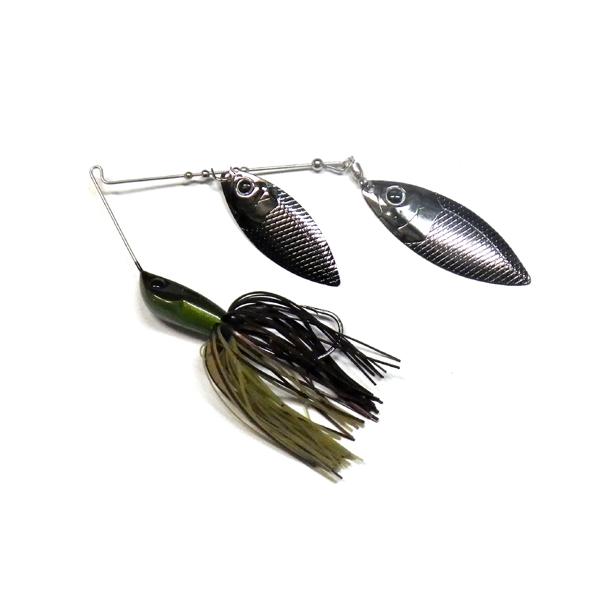 deps/デプスB-CUSTOM/B-カスタム　DW 3/4oz◆重さ：3/4oz,1oz ◆タイプ：ダブルウィロー　　　 ★スイミングワームの極めてナチュラルな要素に、カスタムブレードの持つリアルフラッシュ＆バイブレーションを高い次元で融...
