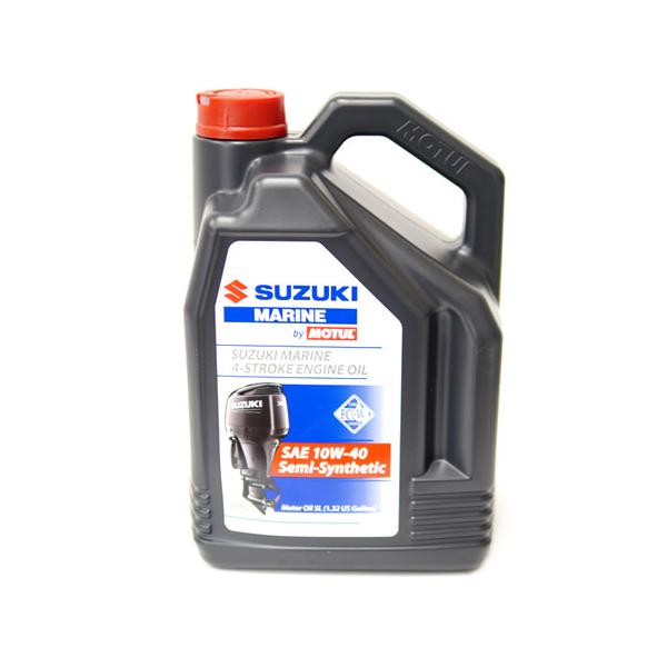 SUZUKI /スズキ　4ストローク船外機オイル　SAE 10W-40◆容量：5L◆パーツ番号：99000-22B60-4T5スズキ船外機用に開発された部分化学合成油、4ストローク用エンジンオイルです。高い保護性能によりエンジンの寿命を長く...
