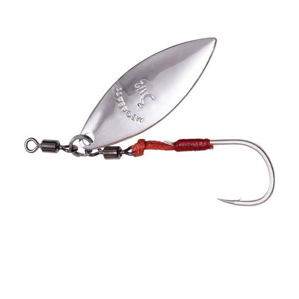 巻くだけで魚を呼ぶジグ「マキッパ」に純正パーツが登場。ブレードフックシステムでブレードバイトを超高確率でフックアップ。●MAKIPPA 40g用　●Hook Size：#15　●Blade Size：3.5　●2個入り