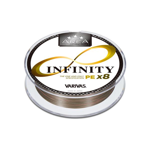 バリバス (VARIVAS)スーパートラウトエリア インフィニティPE X8至高のPEラインがエリアゲームの可能性を無限に！ 細さと強度、そして耐久性を高次元で実現した超高密度完全8本撚りPEラインがもたらす、究極のエリアトラウト専用ライン...