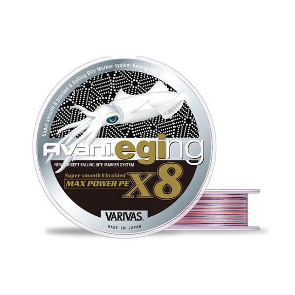 バリバス　アバニ エギング マックスパワーPE X8　■巻数：200ｍ■号数：0.8号■MAX LB：16.7■カラー：ホワイトベースのマーキングライン★強度の安定性に優れた『高耐破断性工法』により原糸1本1本を超緻密に編み込むことでムラの...