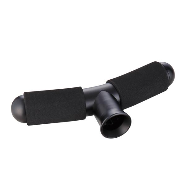 アルファタックル　T-BAR デカアテ ショート■全長：9cm■幅：20.5cm■内径：28mm■自重：196g★ギンバル付ハンドルに装着すれば、スタンディングファイトが楽々のアルミ製Tバー型デカアテ。