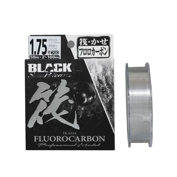 ラインシステムBLACK SEA BREAM　筏■素　材 : フロロカーボン〈比重：1.78〉■カラー : ナチュラル■長　さ : 100m（LB SYSTEM 50m＋50m）最高のパフォーマンスを演出する「BLACK SEA BREAM...