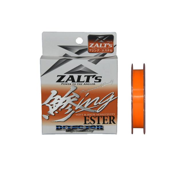 ザルツディテクター　鰺ing　エステル　200m■巻数:200m★繊細なアタリも逃がさない。高感度エステル。アジング専用設計ソフト＆高感度エステル。高強度＆高感度を追及し、豆アジの繊細なアタリを感知できる高感度設計。細号でも尺アジの引きに負...