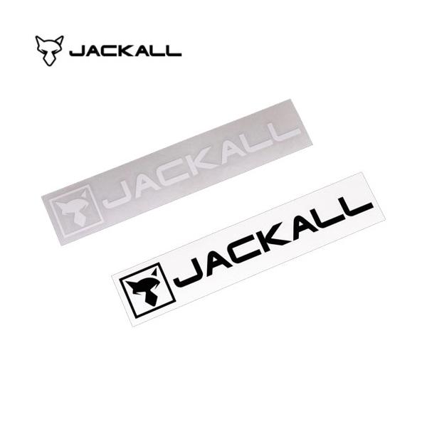 JACKALL/ジャッカルCUTTING STICKER SQUARE/カッティングステッカー 長方形◆Size：M（W250mm x H50）◆Color：ブラック、ホワイト★20周年を迎え、NEWデザインとなったジャッカルロゴ。車やタッ...